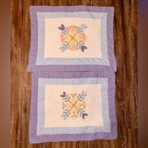 PDK | Bedding | Vintage Pdk Tulip Puff Appliqu Hand Stitch Farmhouse ...